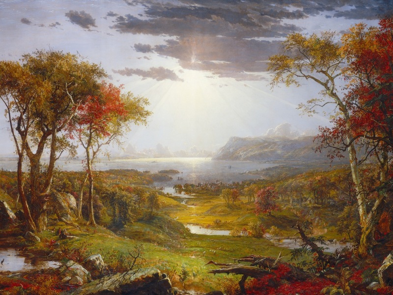 Autumn On the Hudson River Jigsaw Puzzle