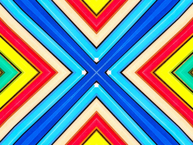 Bold Lines of Color Jigsaw Puzzle