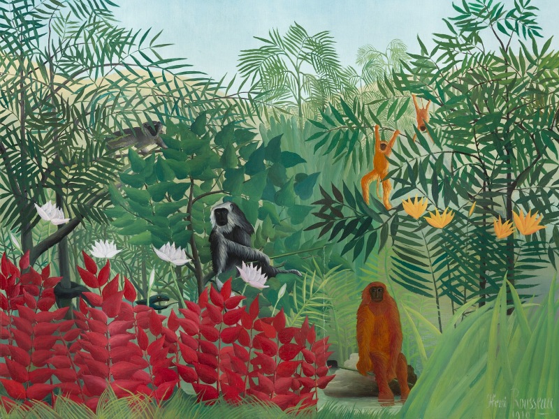 Tropical Forest with Monkeys Jigsaw Puzzle