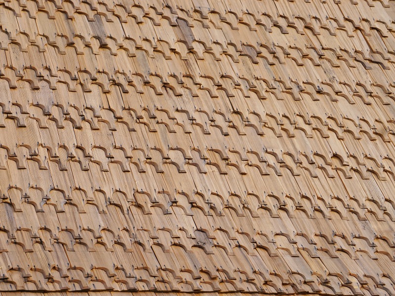 Wooden roof Shingles Jigsaw Puzzle