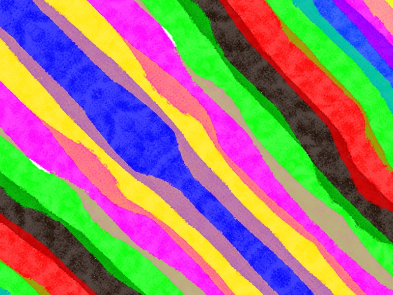 Vibrant Wavy Lines Jigsaw Puzzle