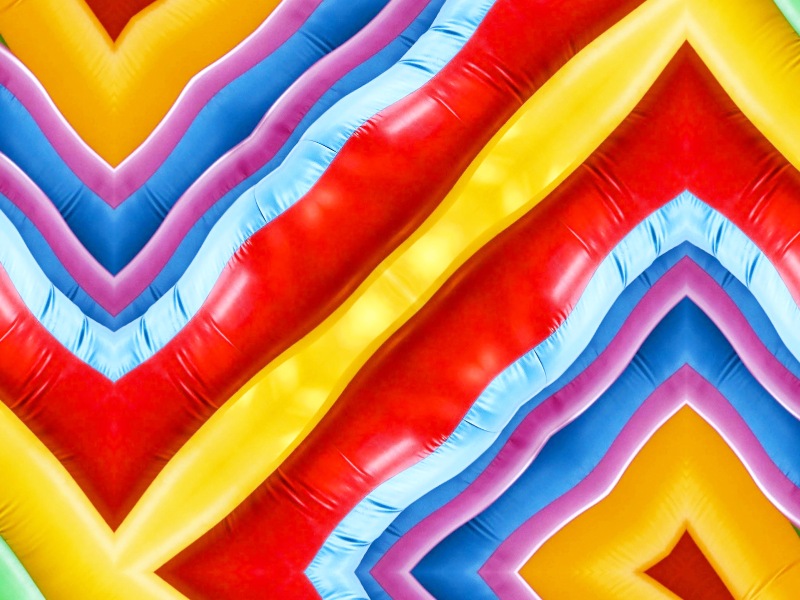 Vibrant Inflatable Pattern Jigsaw Puzzle