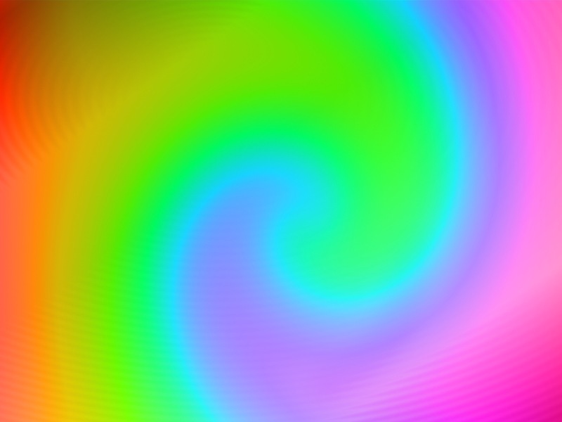 Color Gradient Spiral Jigsaw Puzzle