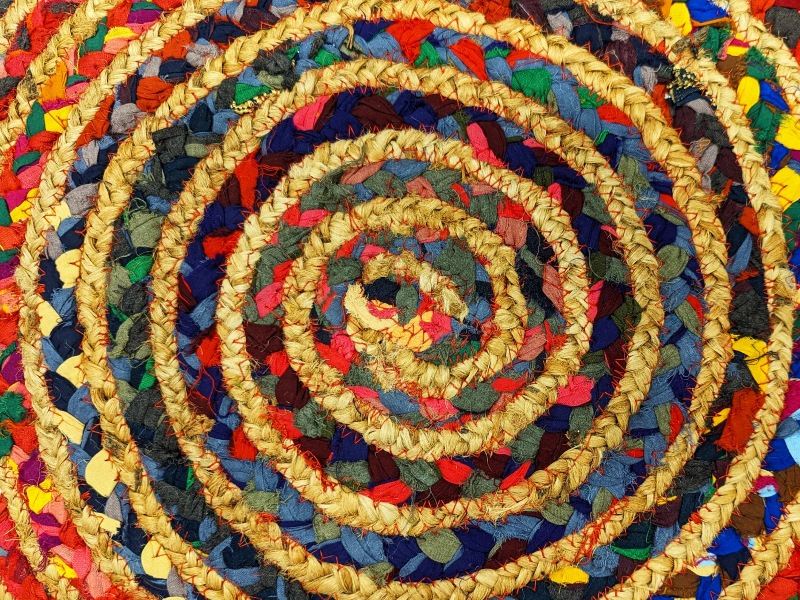 Colorful Circular Rug Jigsaw Puzzle