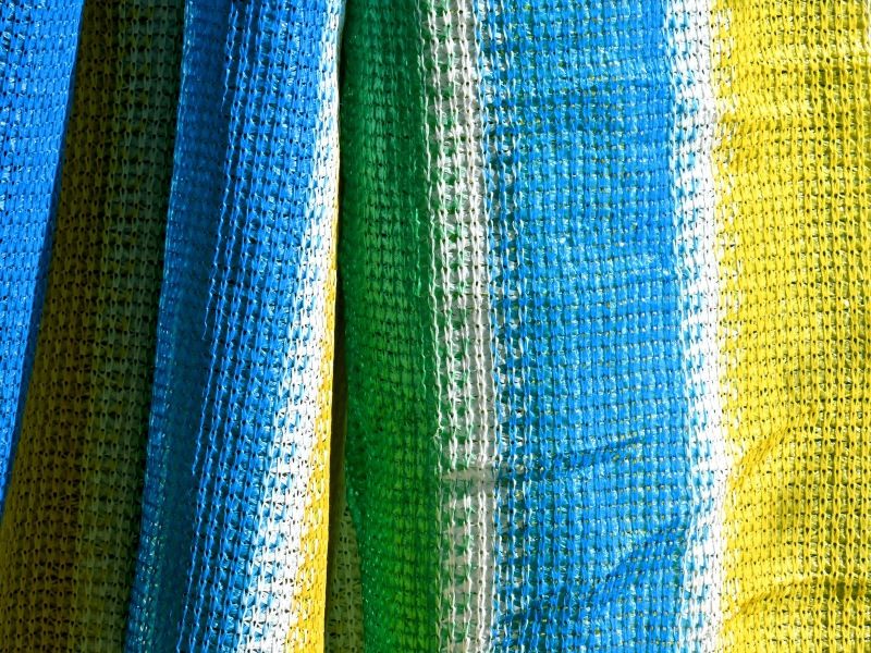 Colorful Woven Fabric Jigsaw Puzzle